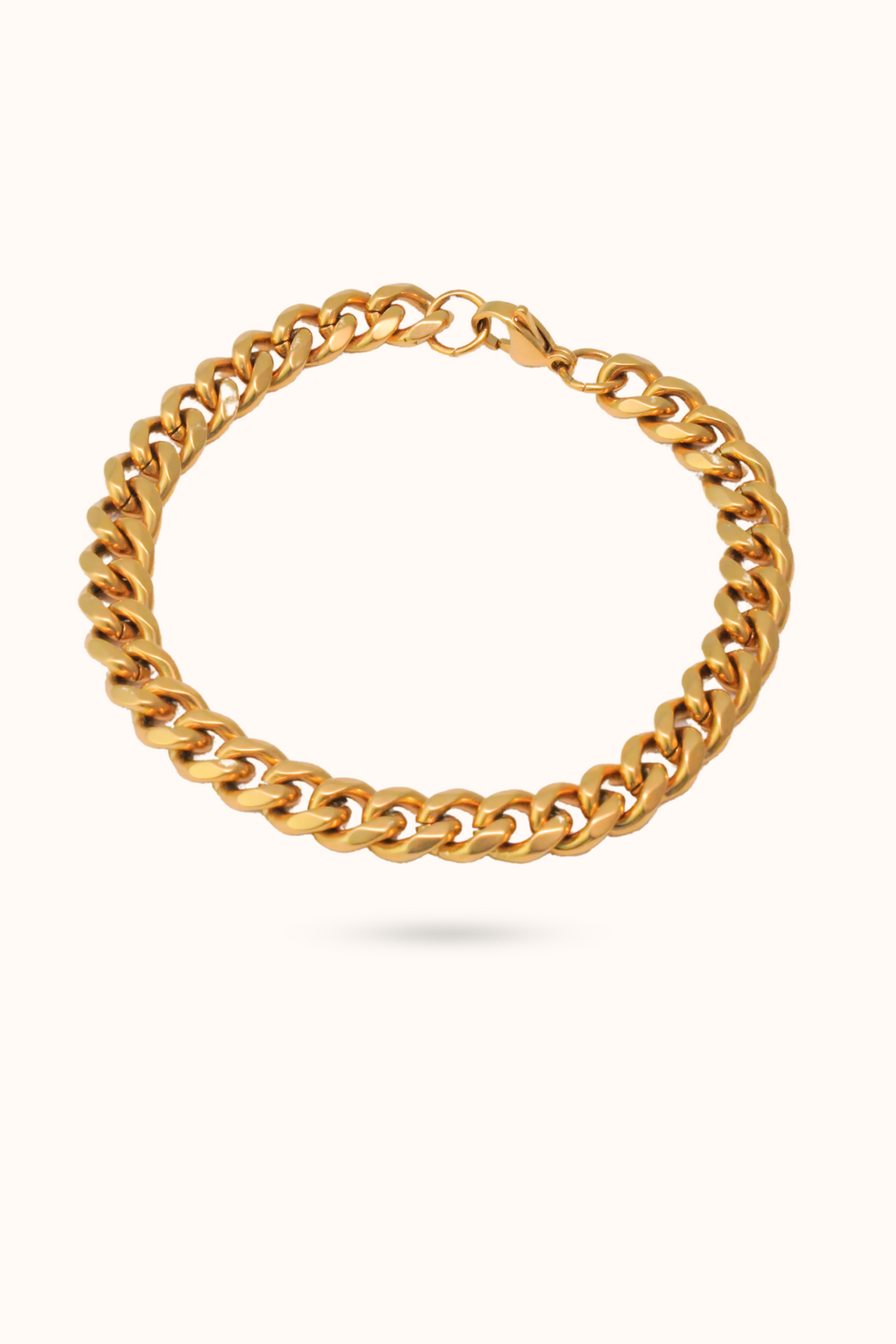 Personalized Gifts a Stylish Gold Cuban Chain Bracelet for Lovable ...